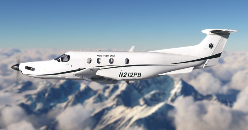 SimWorks Studios PC-12 Liveries for Microsoft Flight Simulator | MSFS