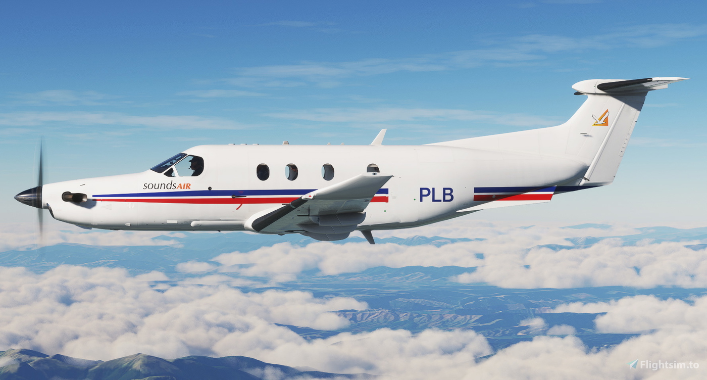 Sounds Air ZK-PLB (5B Commuter) | SimWorks Studios PC-12 [4K] for ...