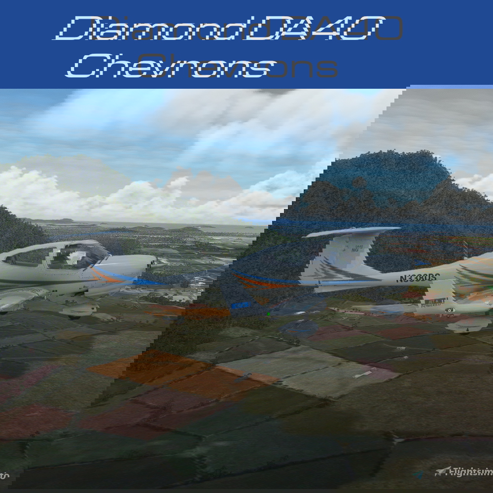 Diamond DA40 NG and DA40 TDi - Chevrons for Microsoft Flight Simulator | MSFS