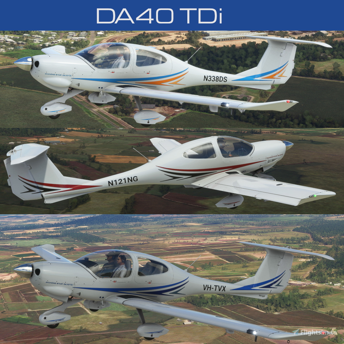 Diamond DA40 NG and DA40 TDi - Chevrons for Microsoft Flight Simulator ...