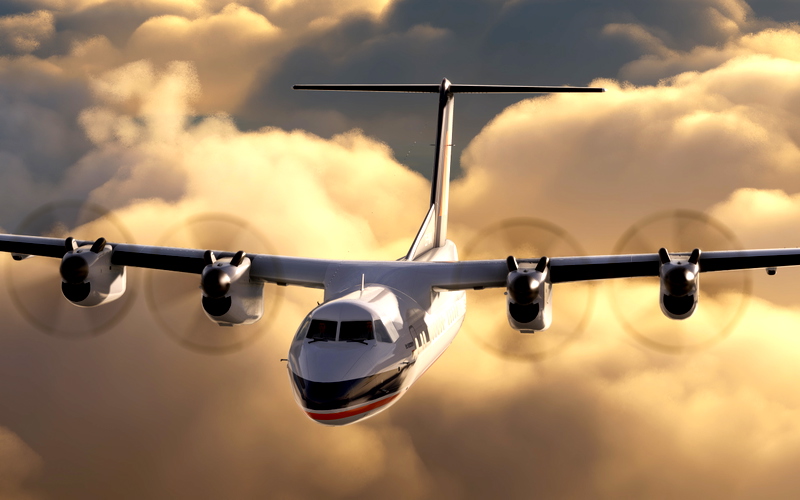 SA Express De Havilland Canada Dash-7 ZS-NMA 1994 Livery for Microsoft ...