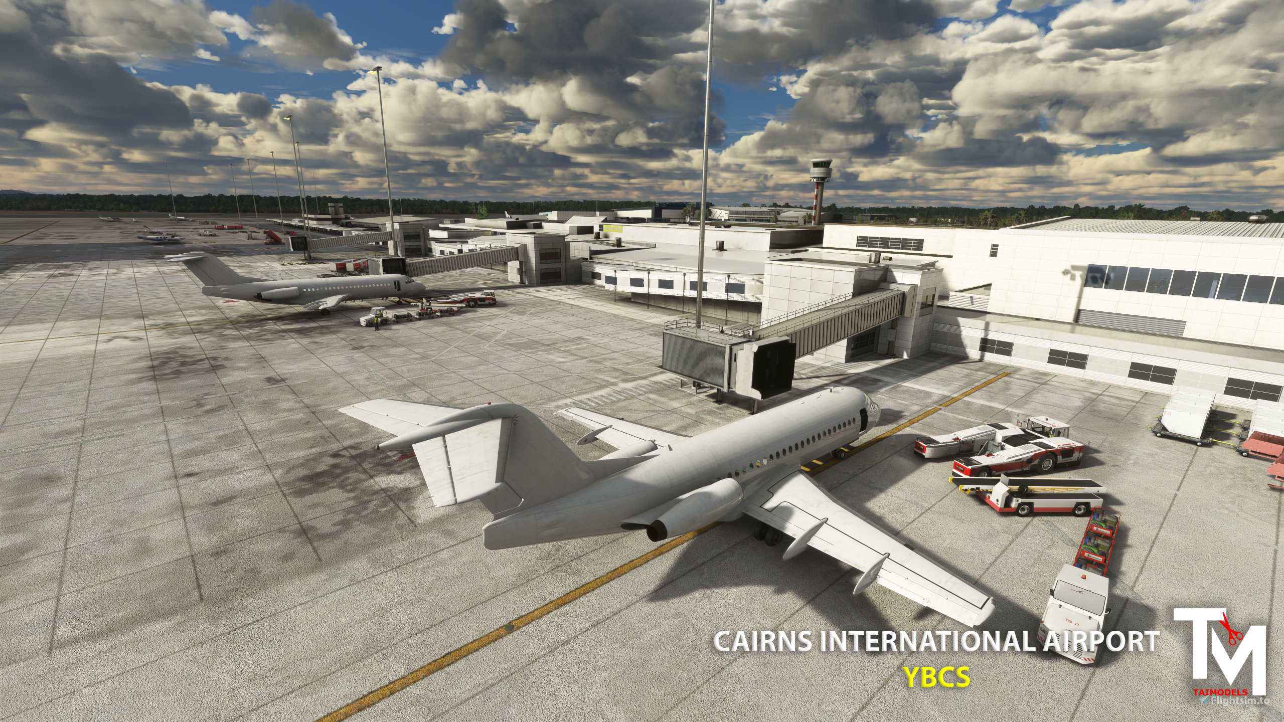 TAIMODELS - Cairns International Airport - YBCS for Microsoft Flight Simulator | MSFS