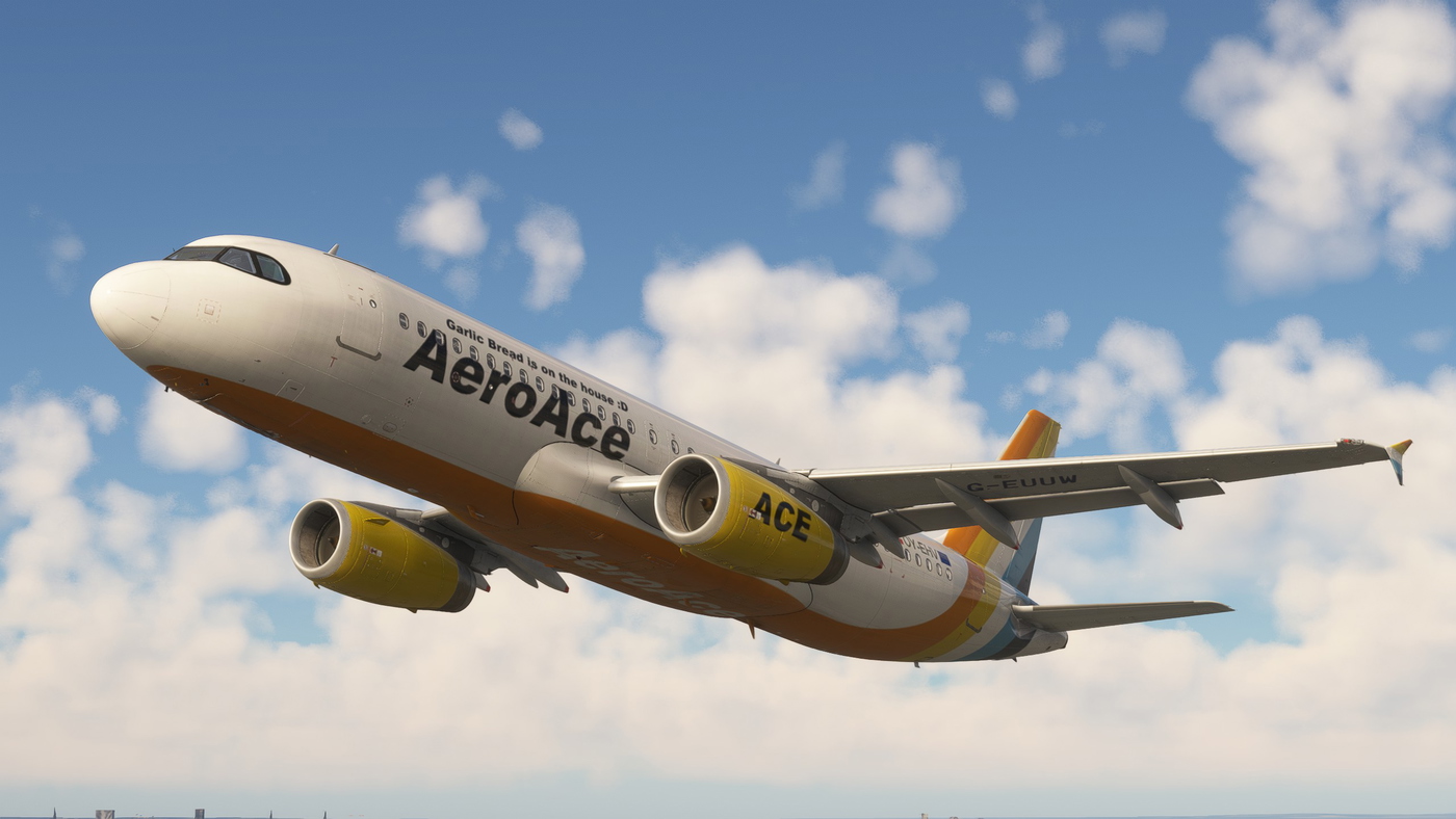 Fenix A320 AeroAce livery pack for Microsoft Flight Simulator | MSFS