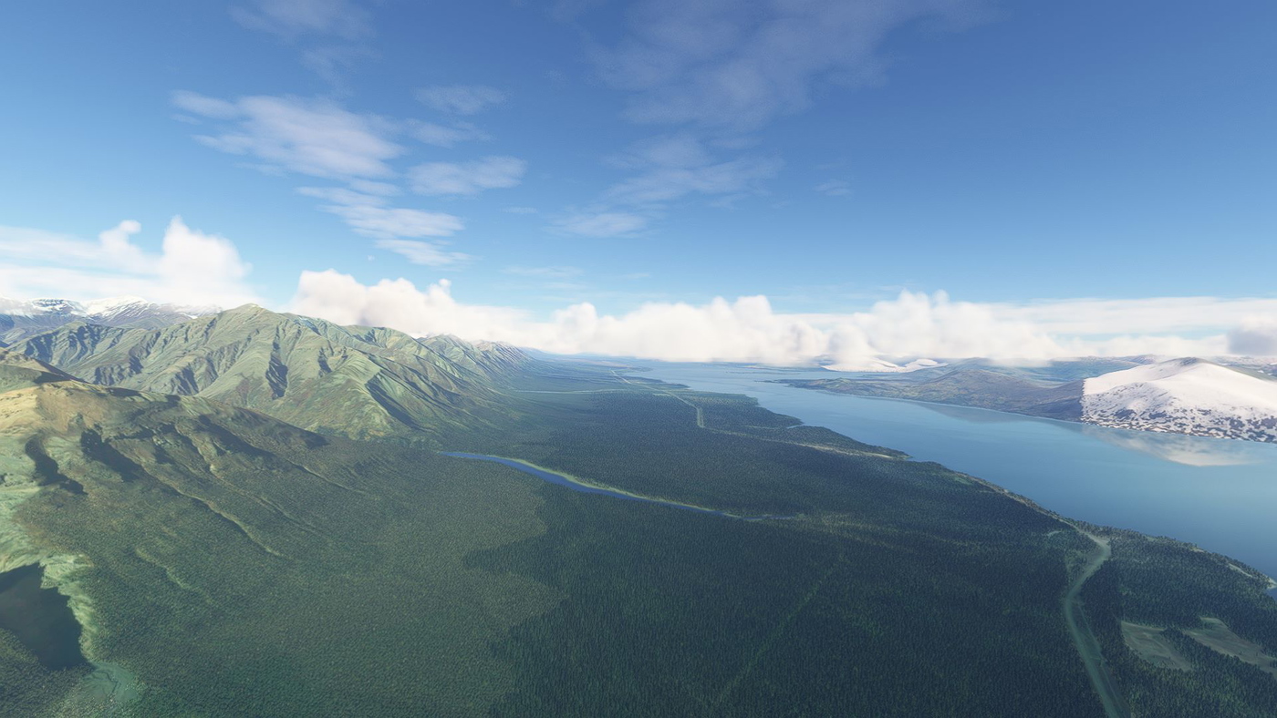NorthWest Staging Route Western Track のために Microsoft Flight Simulator ...