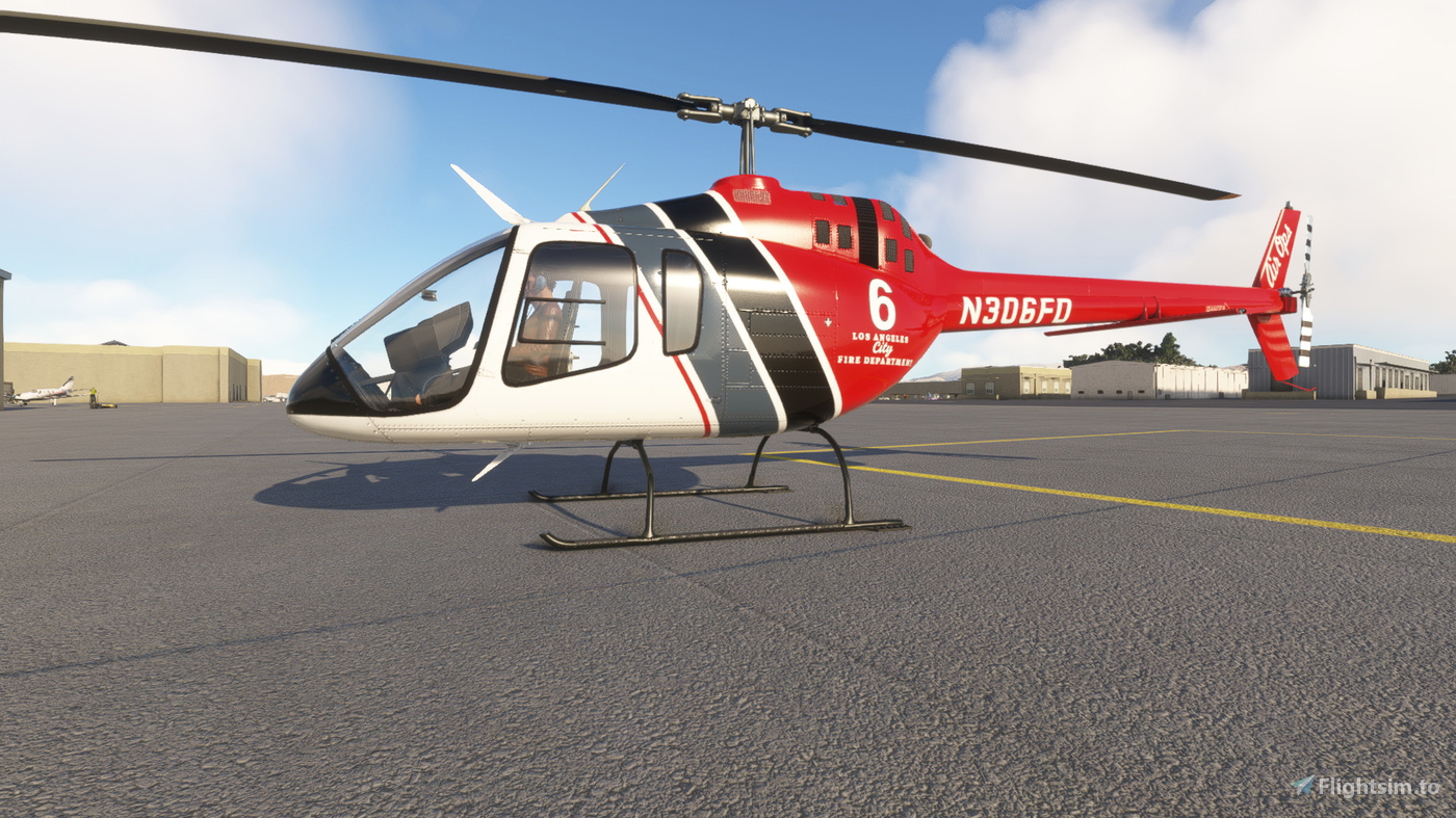 Bell 505, N306FD, Los Angeles City Fire Department for Microsoft Flight ...