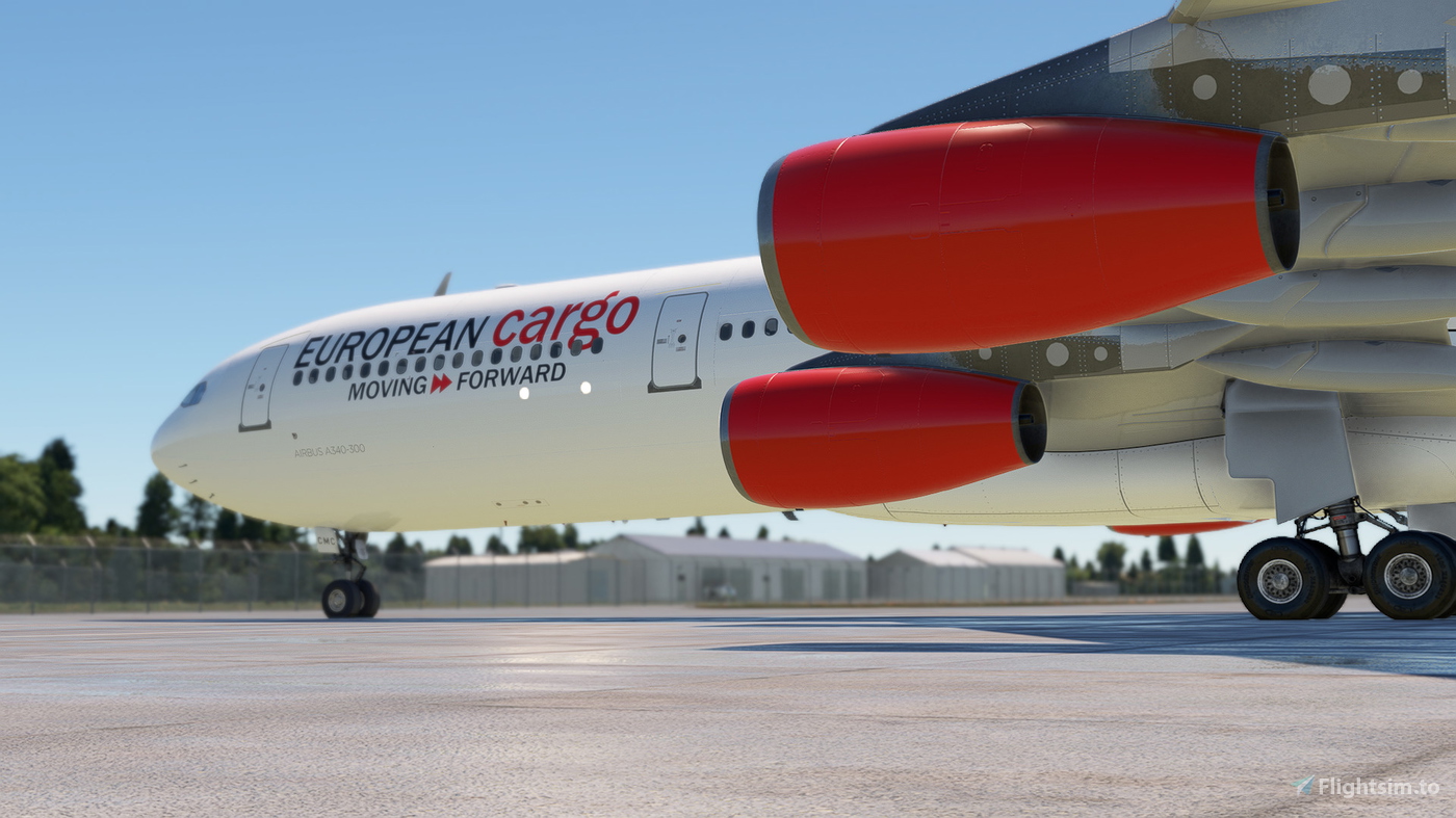European Cargo Fictional LVFR A340-300 for Microsoft Flight Simulator ...