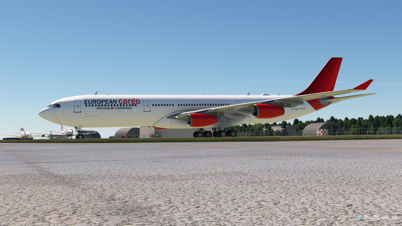 European Cargo Fictional LVFR A340-300 for Microsoft Flight Simulator ...