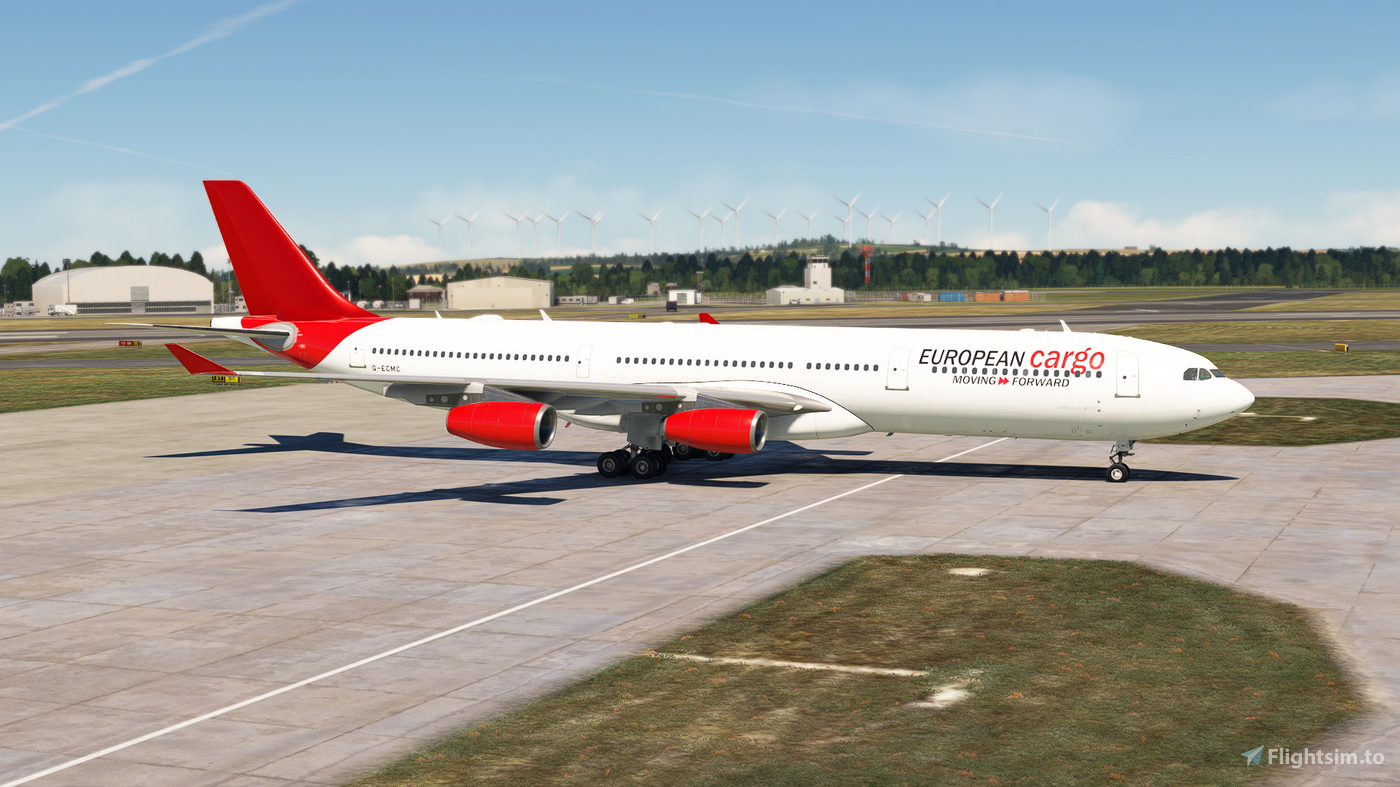 European Cargo Fictional LVFR A340-300 for Microsoft Flight Simulator ...