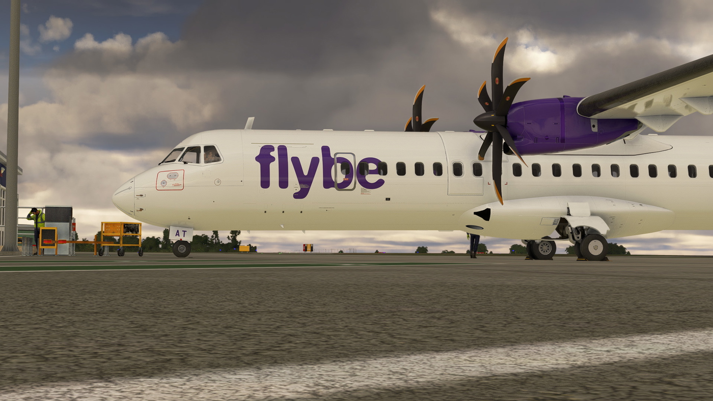 Flybe (New Colours) ASOBO AT76 Fictional 对于 Microsoft Flight Simulator ...