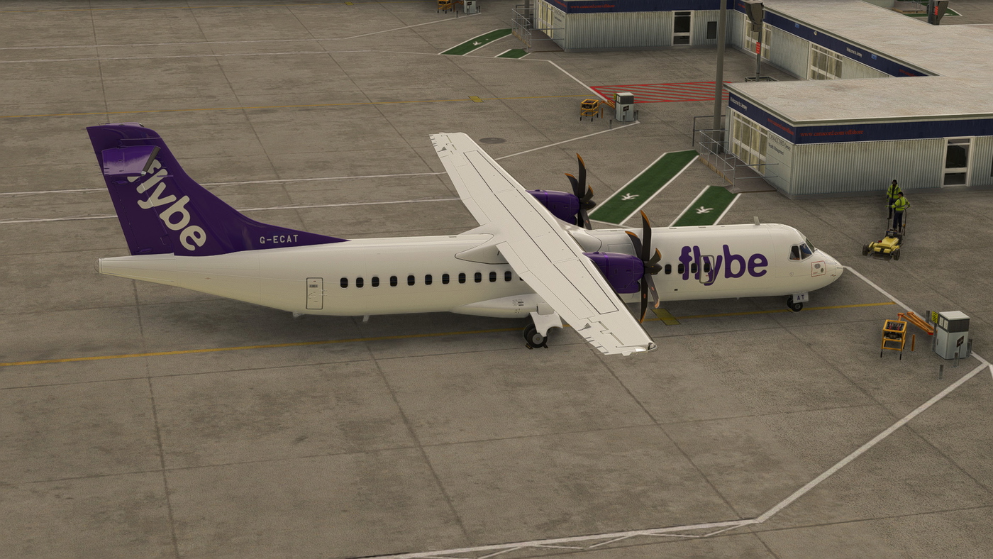 Flybe (New Colours) ASOBO AT76 Fictional 对于 Microsoft Flight Simulator ...