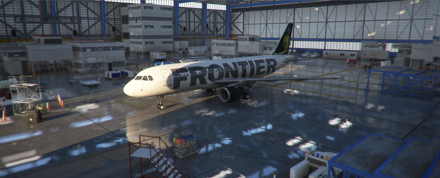 FENIX A320 FRONTIER AIRLINES 'CARMEN THE BLUE CROWNED CONTURE' for ...