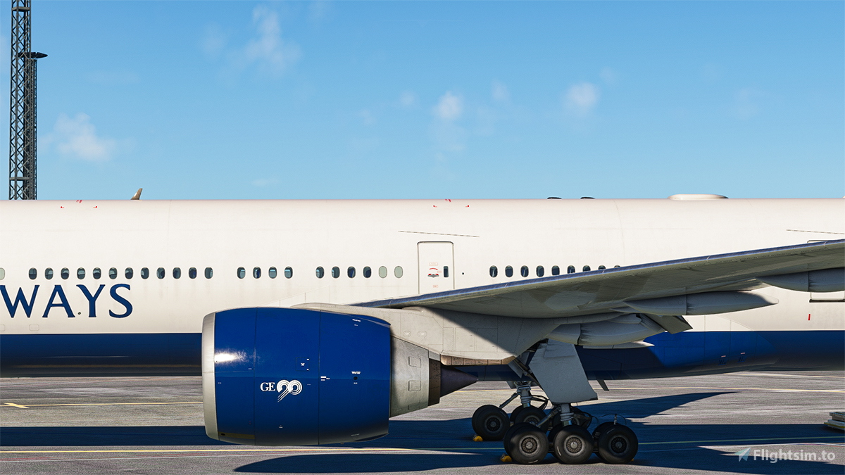 British Airways "Wings" Retro livery 2003 | G-VIIL | PMDG B777-300ER | World Tail | Fictional ...