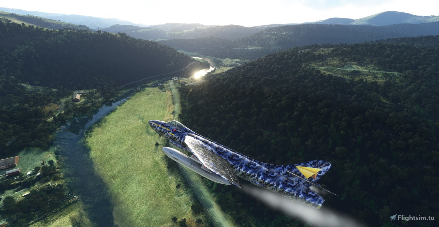 Hawker Hunter Mk58 - VirtualFlight Squadron Livery for Microsoft Flight ...