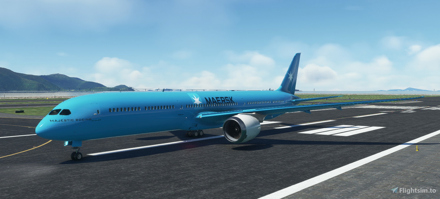 [4K] Boeing 787-10 Maersk Livery "Majestic Boeing" pour Microsoft ...