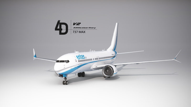 BREDOK3D 737M Liveries for Microsoft Flight Simulator | MSFS