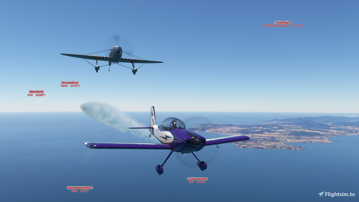 "Bolt" Livery for the brand new SimWorks Studios RV-8! for Microsoft ...