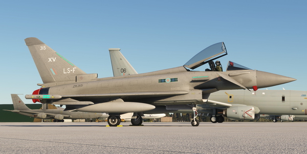 CJ Simulations Typhoon - RAF 1 Squadron Livery Pack (4 Liveries)(8K Textures) for Microsoft ...