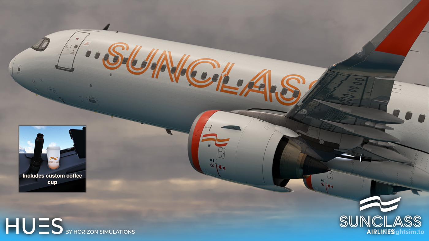 Sunclass Airlines OY-VKA | LVFR A321NEO for Microsoft Flight Simulator ...