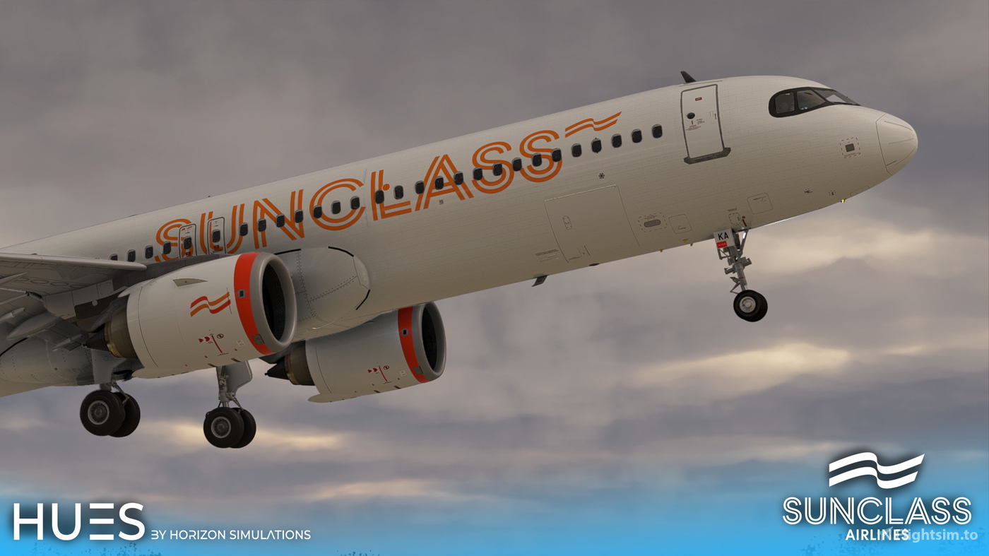 Sunclass Airlines OY-VKA | LVFR A321NEO for Microsoft Flight Simulator ...