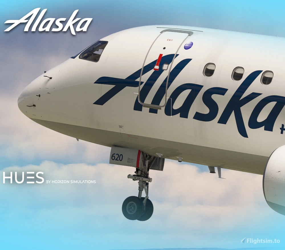 Alaska Airlines Fleet Pack | FSS E175 | 4K for Microsoft Flight ...