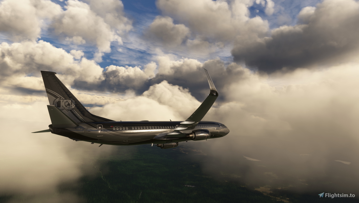 737-800 BBJ2 ChaseAir [Fictional] TitanWing Livery [Titanium][TI] for ...