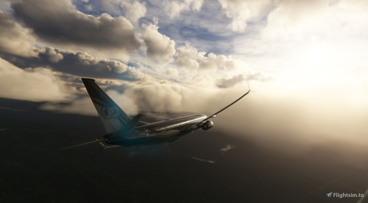 737-800 BBJ2 ChaseAir [Fictional] TitanWing Livery [Titanium][TI] for ...