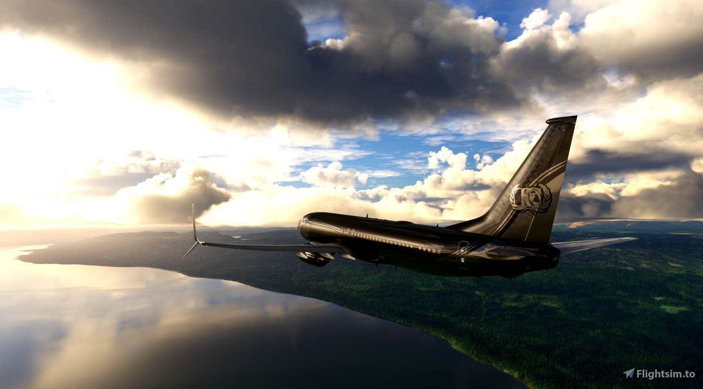 737-800 BBJ2 ChaseAir [Fictional] TitanWing Livery [Titanium][TI] for ...