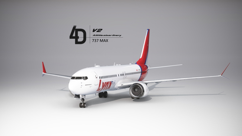 BREDOK3D 737M Liveries for Microsoft Flight Simulator | MSFS