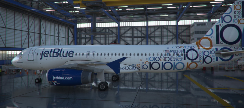 LVFR a320 | Jetblue | Livery pack for Microsoft Flight Simulator | MSFS