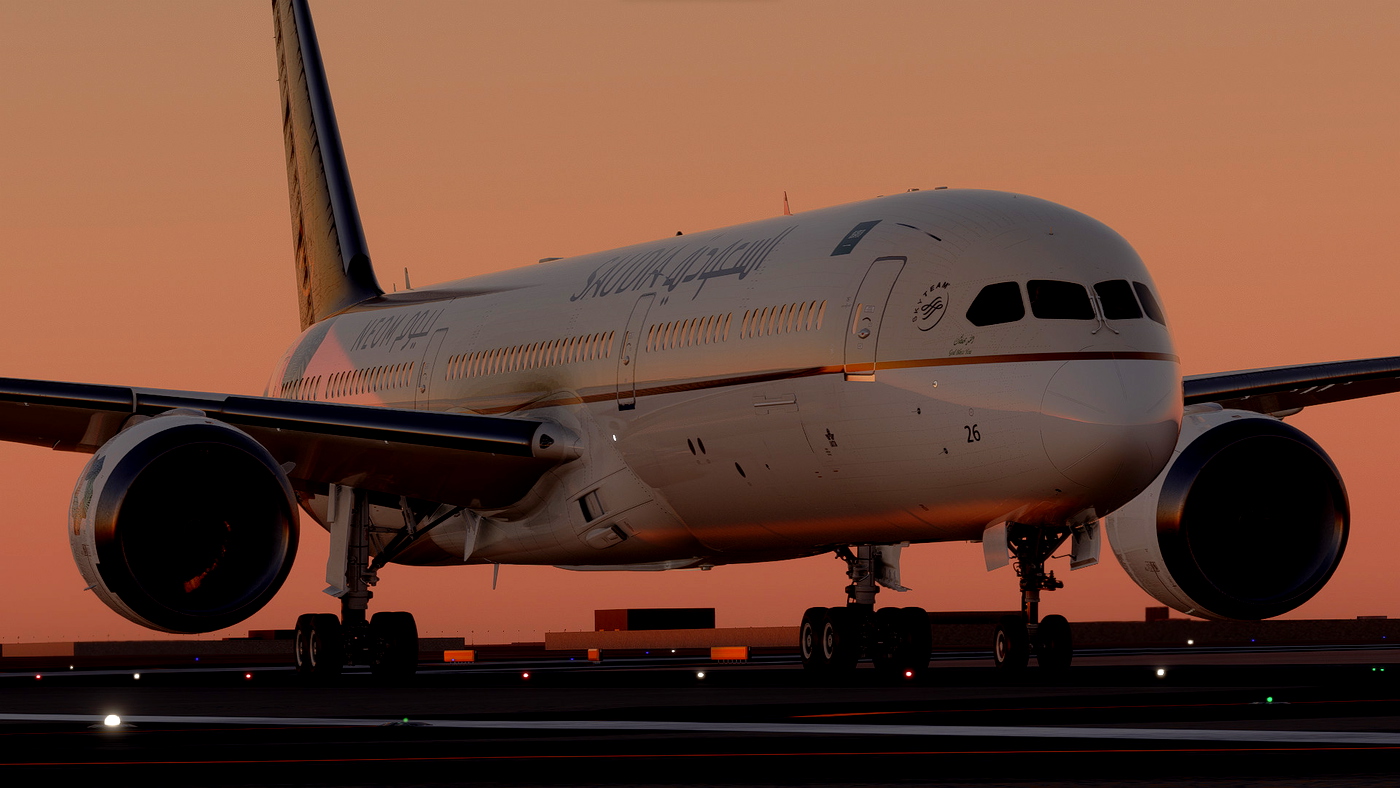 787-10 Saudia Arabia Airlines HZ-AR26 "Neom Sticker" for Microsoft ...