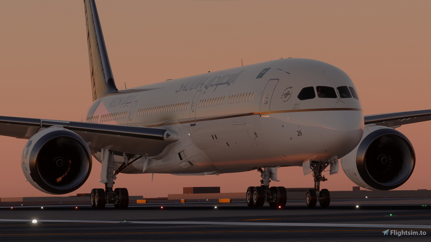 787-10 Saudia Arabia Airlines HZ-AR26 "Neom Sticker" for Microsoft ...