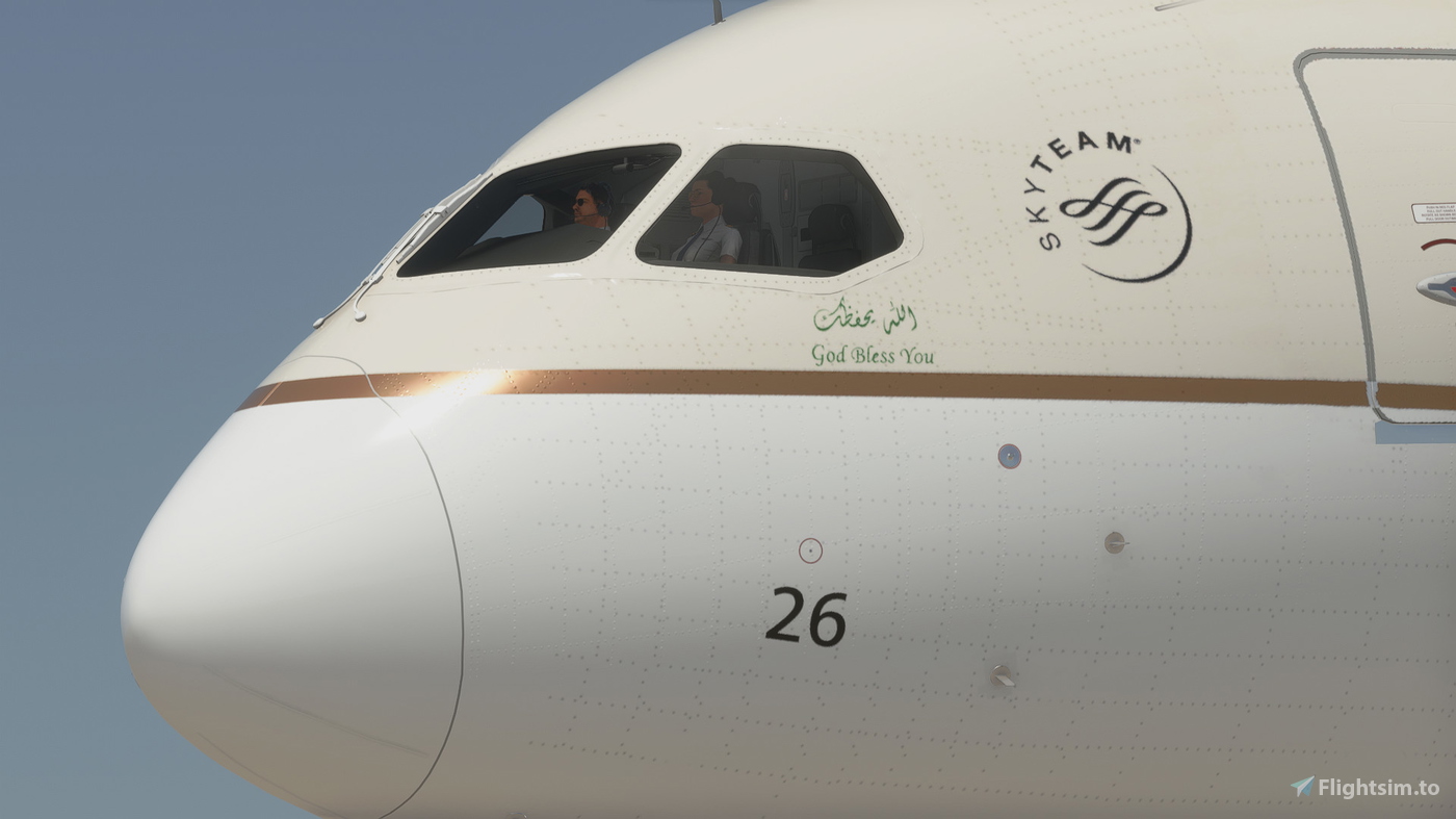 787-10 Saudia Arabia Airlines HZ-AR26 "Neom Sticker" for Microsoft ...