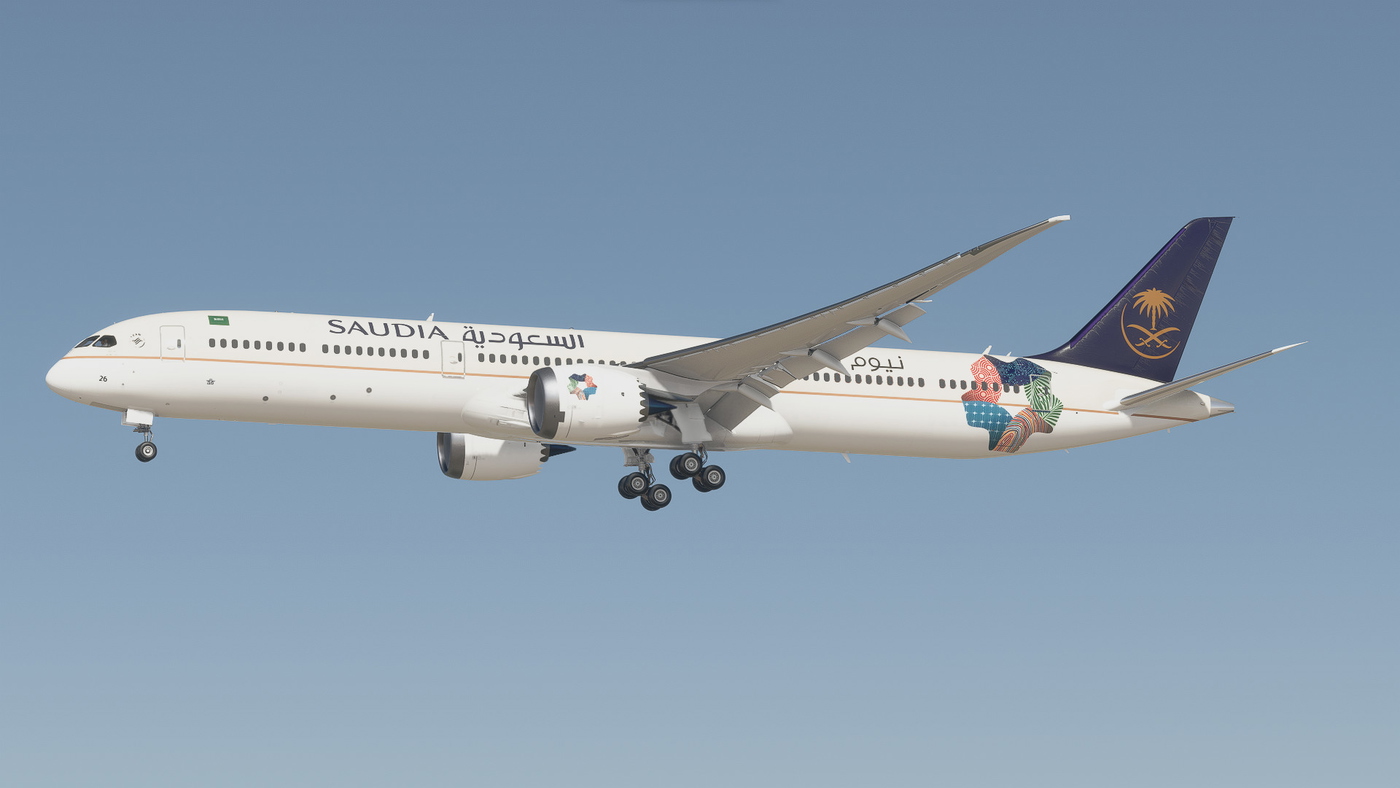 787-10 Saudia Arabia Airlines HZ-AR26 "Neom Sticker" for Microsoft ...