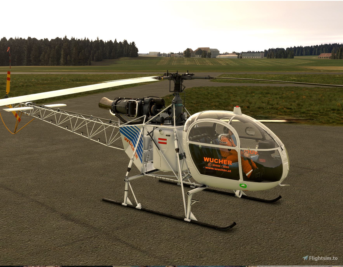 Taog SA315B - Lama with clean textures for Microsoft Flight Simulator ...