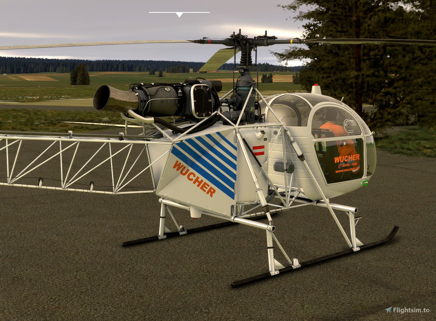 Taog SA315B - Lama with clean textures for Microsoft Flight Simulator ...