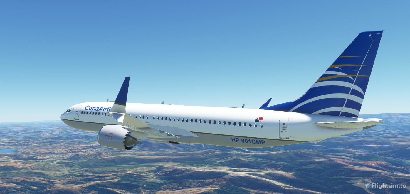 COPA AIRLINES 737MAX-8 for Microsoft Flight Simulator | MSFS