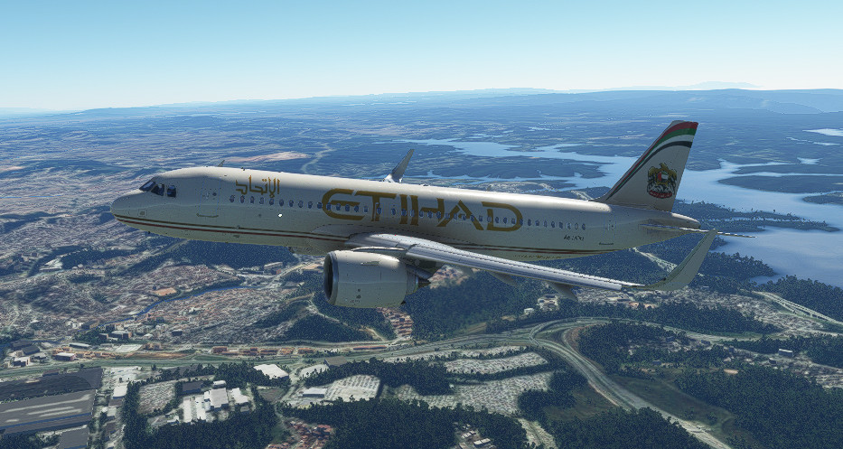 ETIHAD OLD A320NEO INIBUILDS for Microsoft Flight Simulator | MSFS