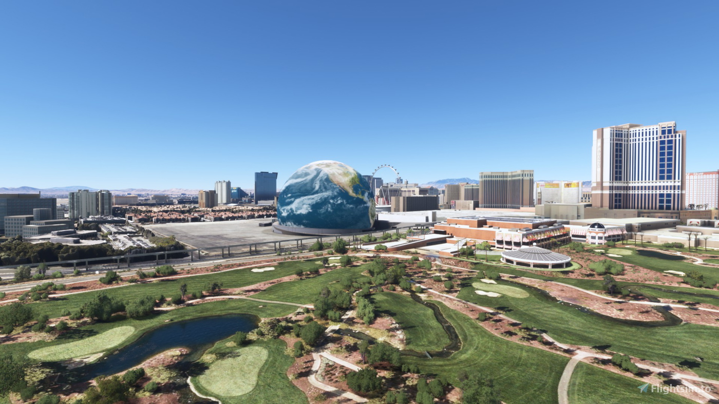 City Update 8: Las Vegas sphere fix for the FlyTampa scenery for ...