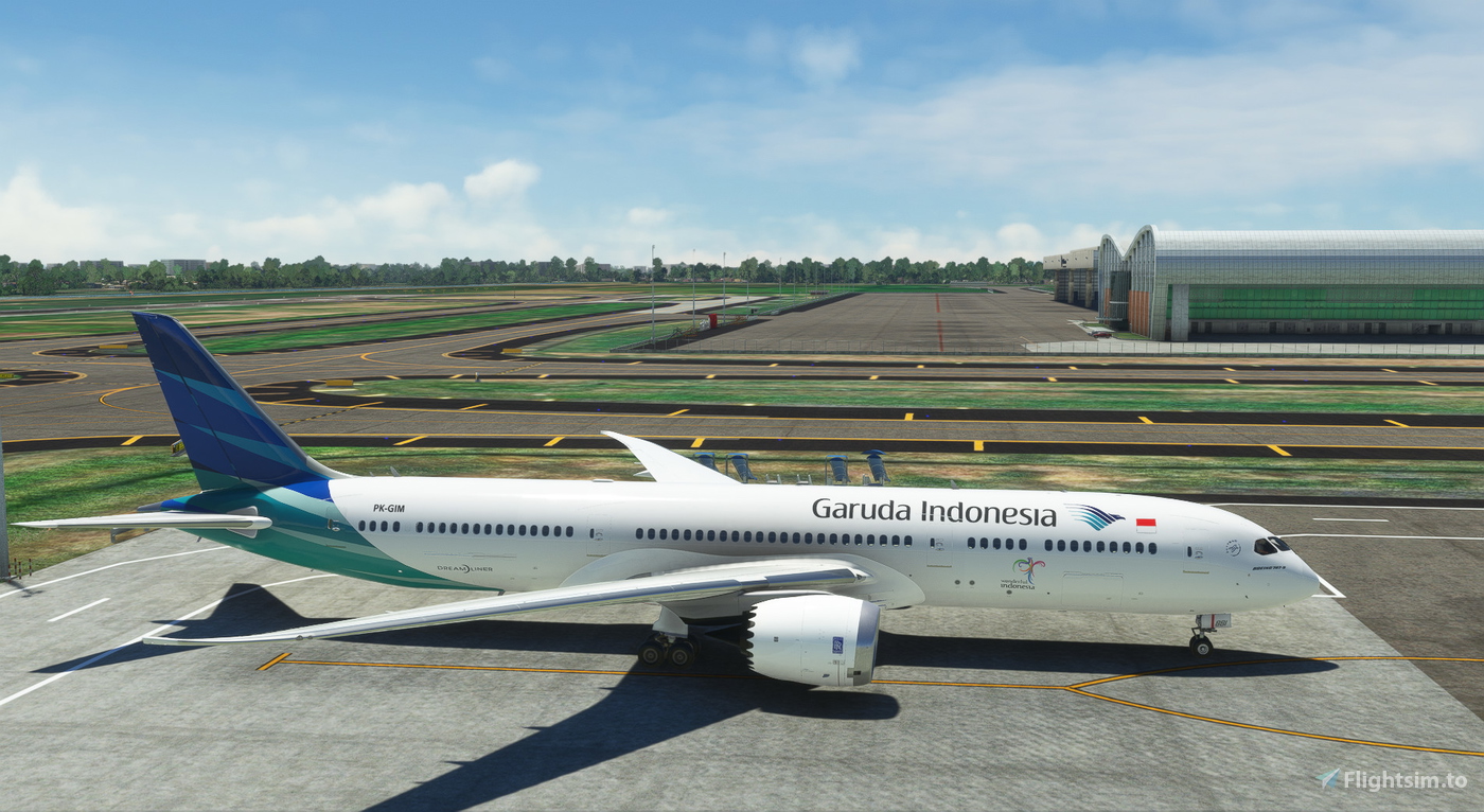 [8K] Horizon Simulations 787-9 RR Garuda Indonesia with & without mask for Microsoft Flight ...