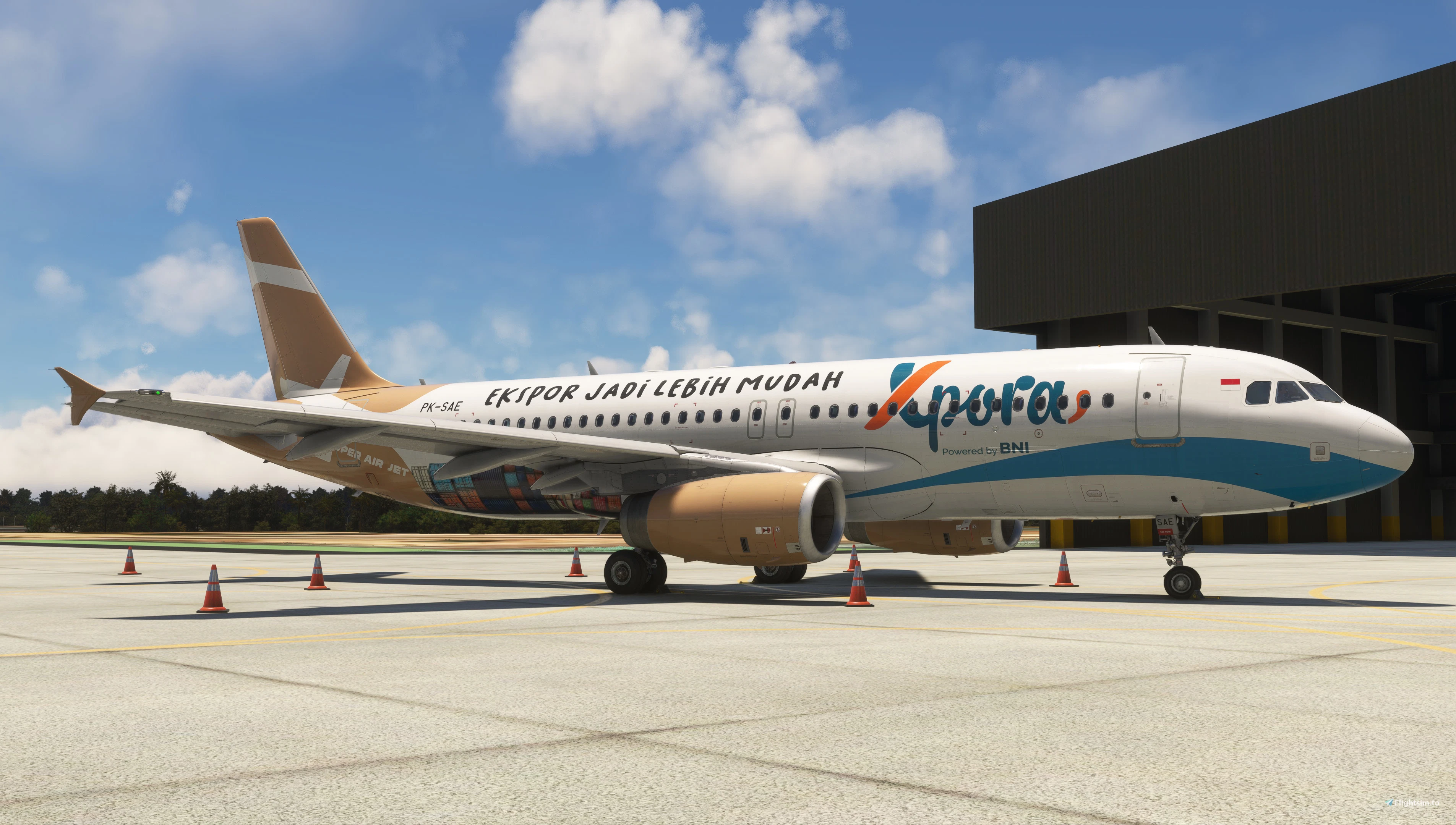 [8K/4K] Super Air Jet ("Xpora by BNI" c/s) PK-SAE for Fenix Simulations ...