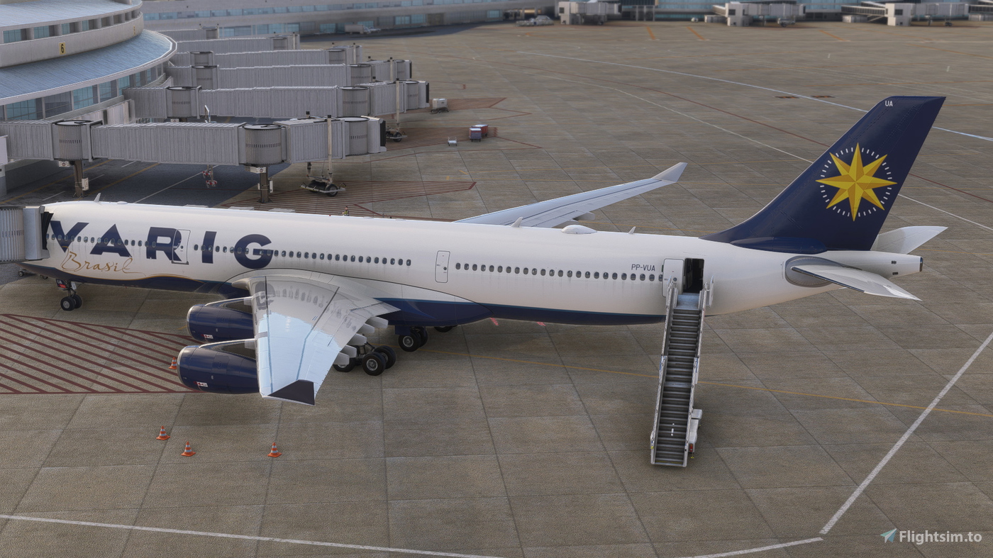 [8k] VARIG A340-300 LatinVFR for Microsoft Flight Simulator | MSFS