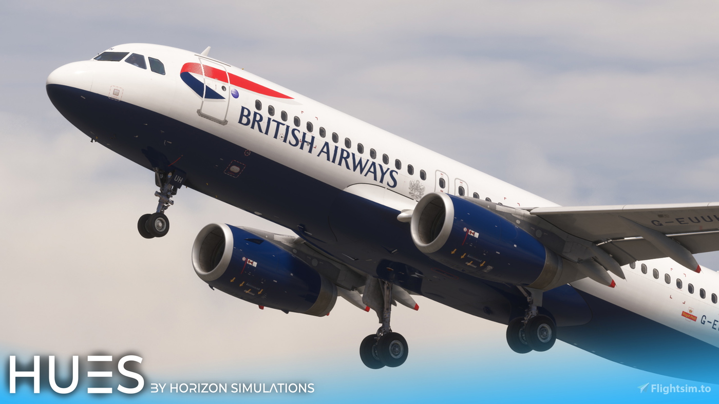 [8K+4K EIS1] British Airways G-EUUH | Fenix A320 V2 for Microsoft ...