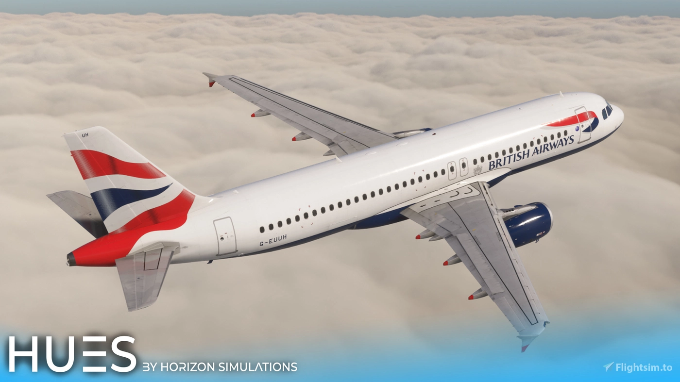 [8K+4K EIS1] British Airways G-EUUH | Fenix A320 V2 for Microsoft ...
