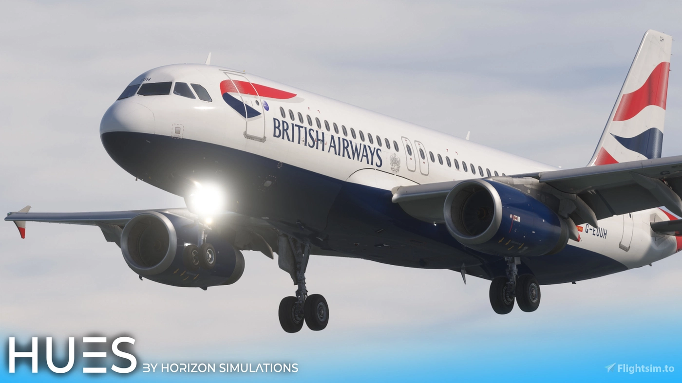 [8K+4K EIS1] British Airways G-EUUH | Fenix A320 V2 for Microsoft ...