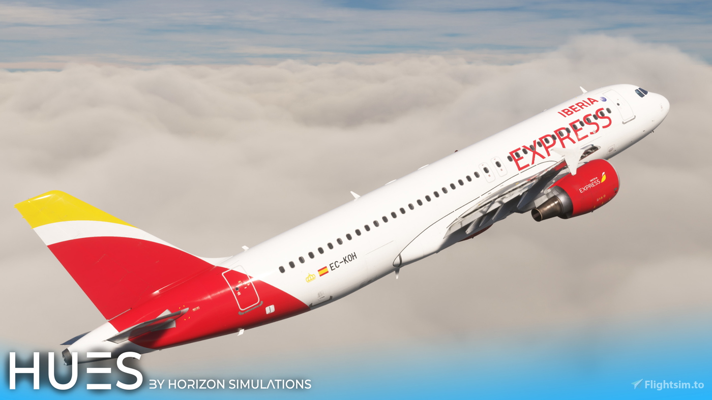 [8K+4K] Iberia Express Pack | Fenix A320 V2 CFM for Microsoft Flight Simulator | MSFS