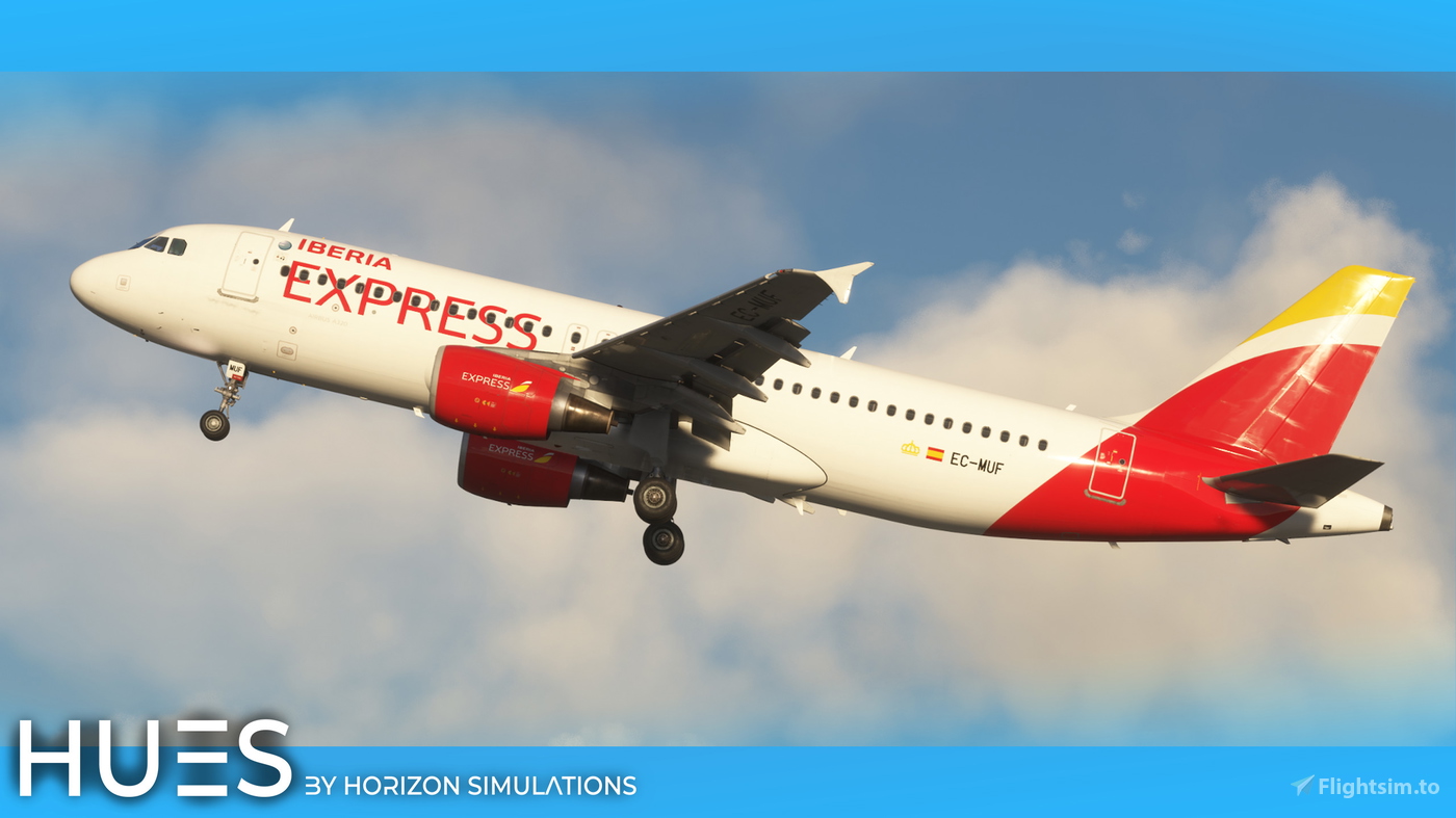 [8K+4K] Iberia Express Pack | Fenix A320 V2 CFM for Microsoft Flight Simulator | MSFS