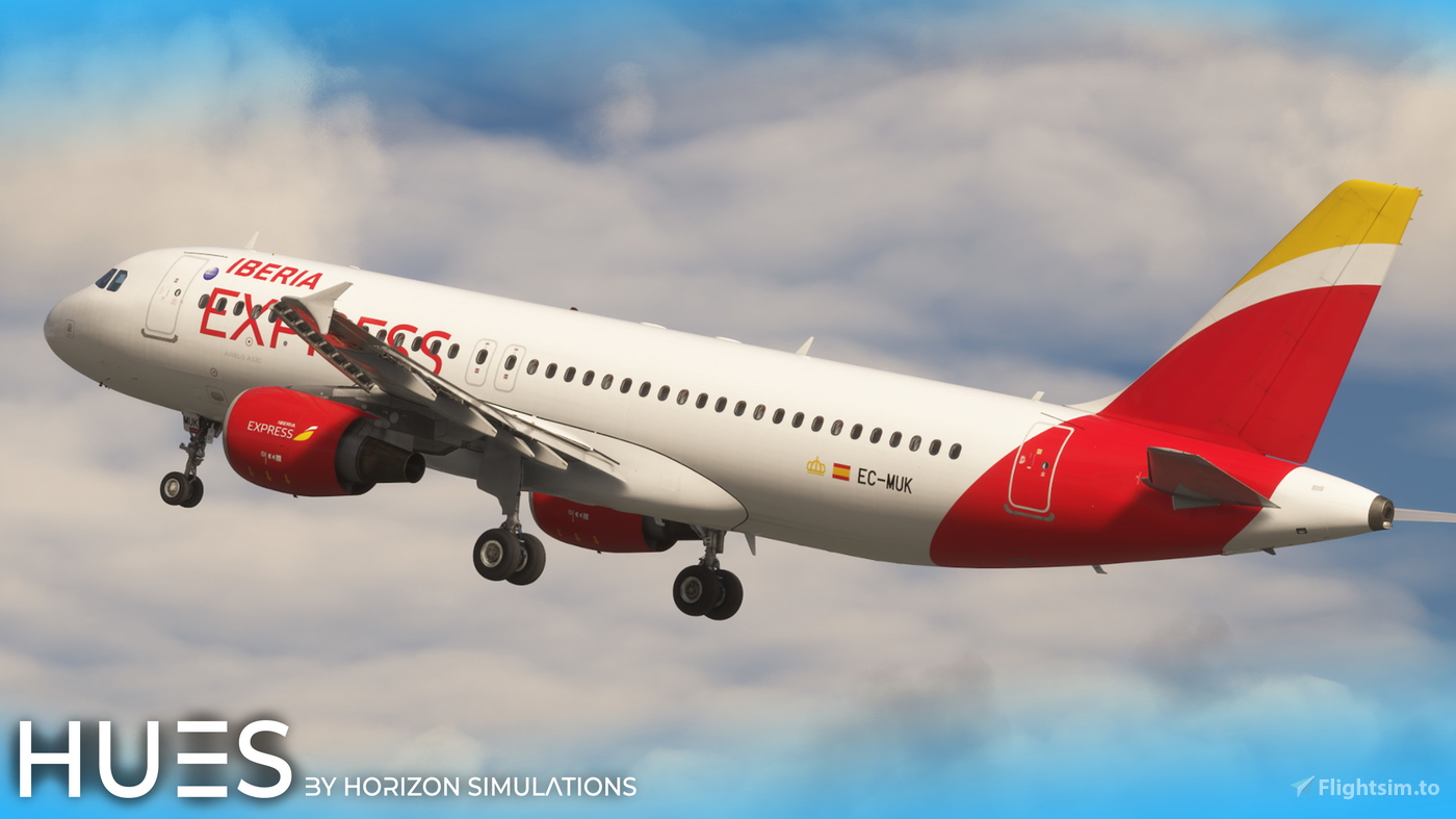 [8K+4K] Iberia Express Pack | Fenix A320 V2 CFM for Microsoft Flight Simulator | MSFS