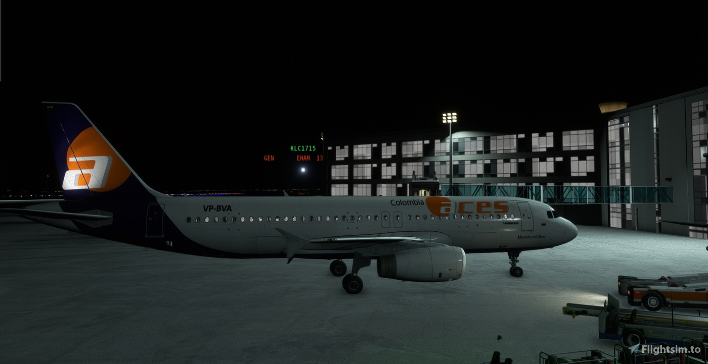 A-320 IAE VP-BVA ACES Colombia V2 for Microsoft Flight Simulator | MSFS