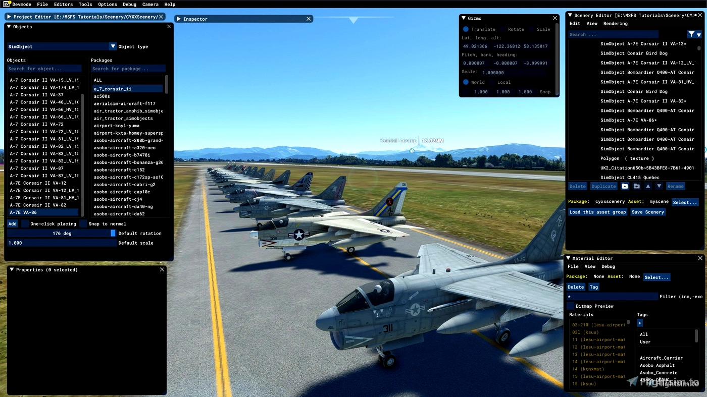 A-7 Corsair Static Aircraft for Microsoft Flight Simulator | MSFS
