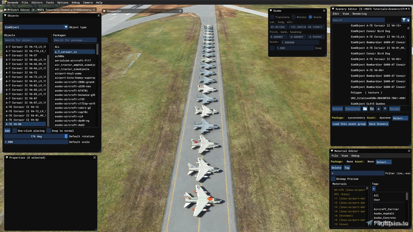 A-7 Corsair Static Aircraft for Microsoft Flight Simulator | MSFS